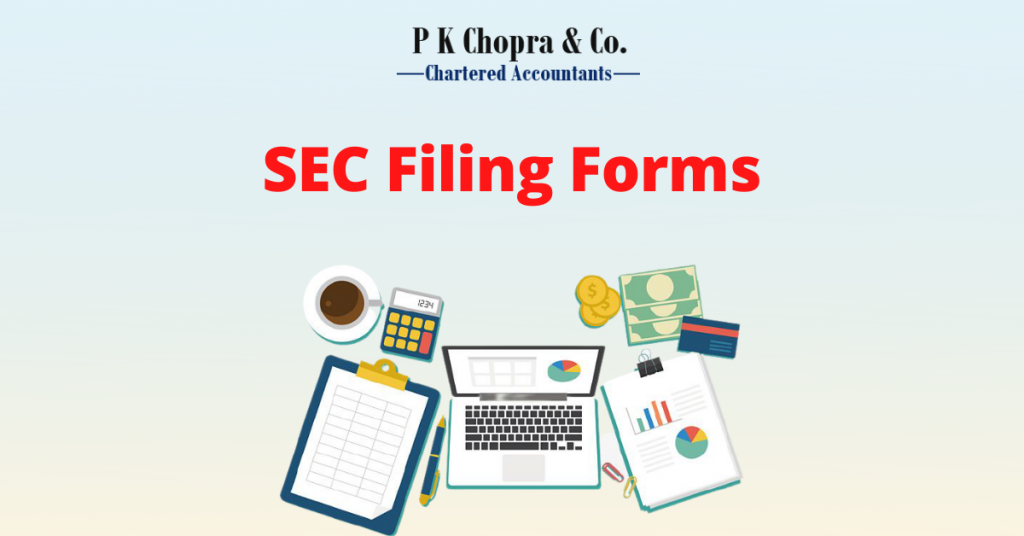 SEC Filing Forms | Blog | PK Chopra & Co.